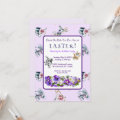 White Rabbit Easter Tea Party Invitation | Zazzle