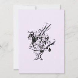 White Rabbit Easter Tea Party Invitation | Zazzle