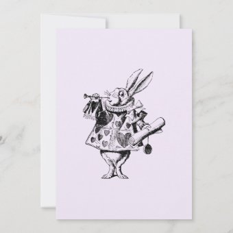 White Rabbit Easter Tea Party Invitation | Zazzle
