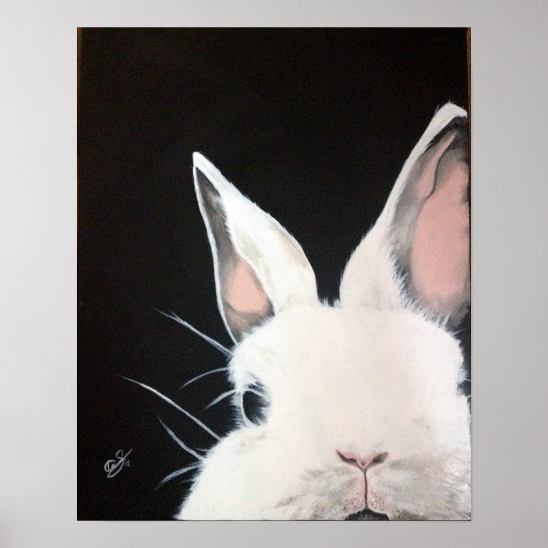 White Rabbit.jpg Poster | Zazzle