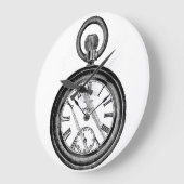 White Rabbit Pocket Watch Clock | Zazzle