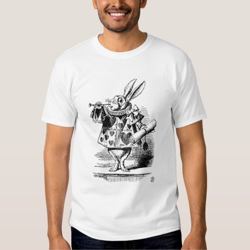 White Rabbit Shirt | Zazzle