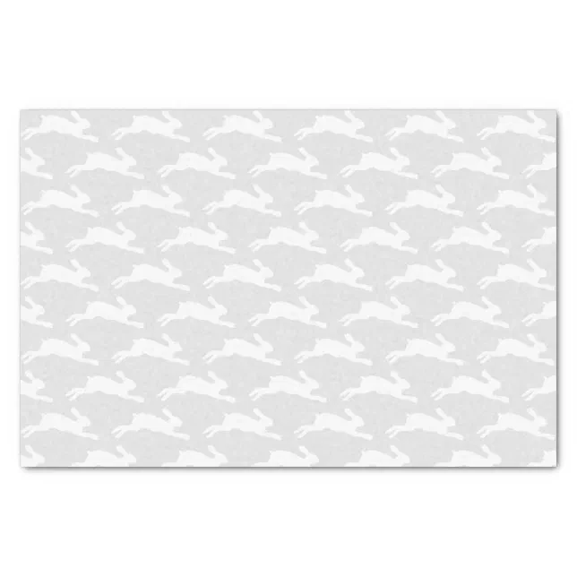 White Rabbit Silhouette Tissue Paper | Zazzle