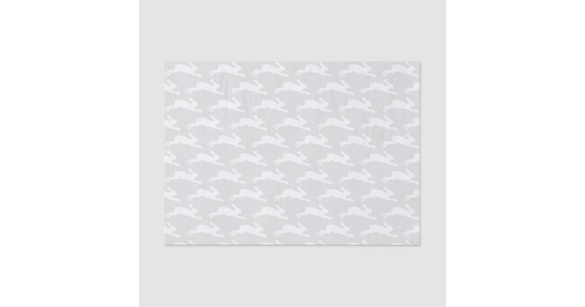 White Rabbit Silhouette Tissue Paper | Zazzle