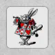 White Rabbit Trumpeter Alice Adv in Wonderland Patch | Zazzle