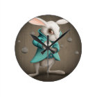 White Rabbit Pocket Watch Clock | Zazzle.com