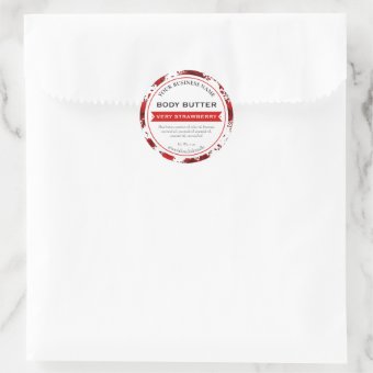 White Red Rose Floral Country Product Labels | Zazzle