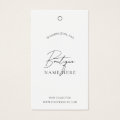 White Retail Tag Minimalist Clothing Price Label | Zazzle