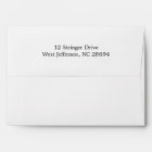 White Return Address Envelopes | Zazzle