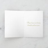 White Rose Floral Sympathy Condolences Card | Zazzle