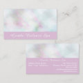 White Rose Pink Pastel Holistic Life Coach Business Card | Zazzle