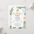 White Roses Floral Frame Graduation Party Invitation | Zazzle
