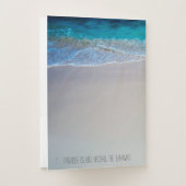 White Sand Beach Pocket Folder | Zazzle