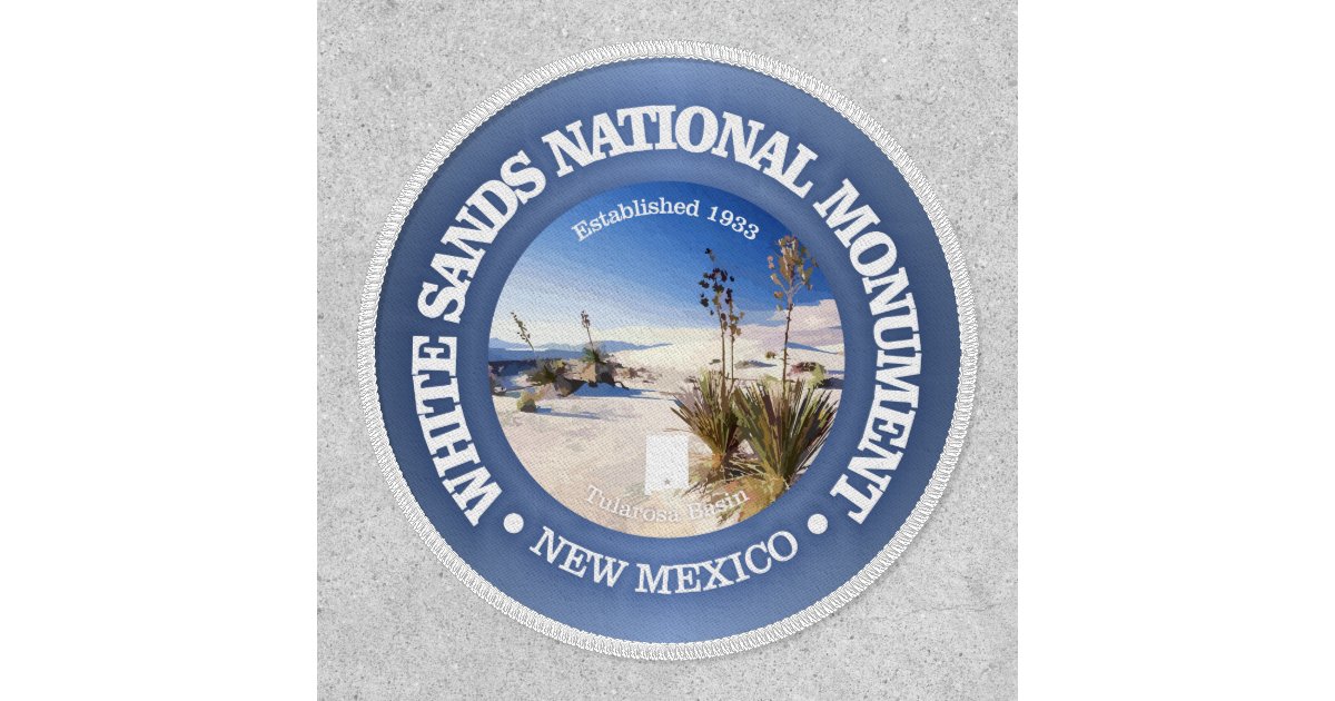 White Sands National Monument Patch | Zazzle