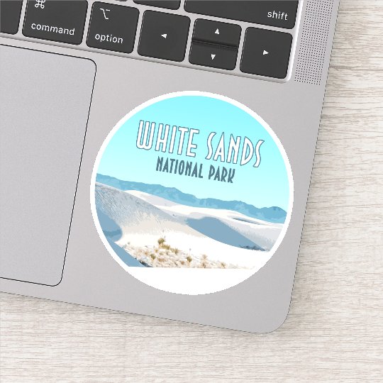 White Sands National Park New Mexico Sticker | Zazzle.com