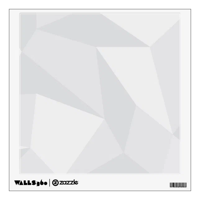 White, simple, modern, urban, cool, trendy pattern wall decal | Zazzle