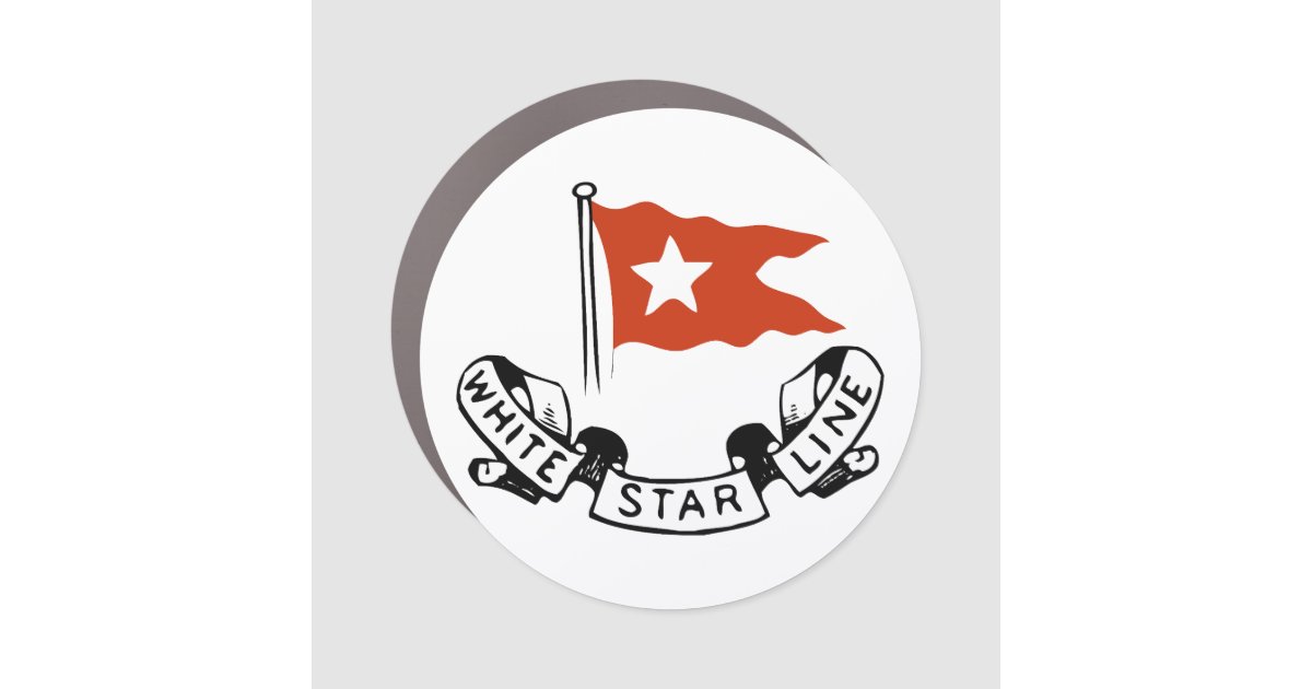 White Star Line Logo Car Magnet | Zazzle