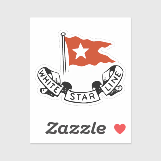 White Star Line Logo Sticker | Zazzle