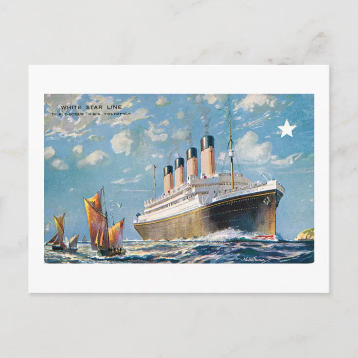 White Star Line Postcard | Zazzle