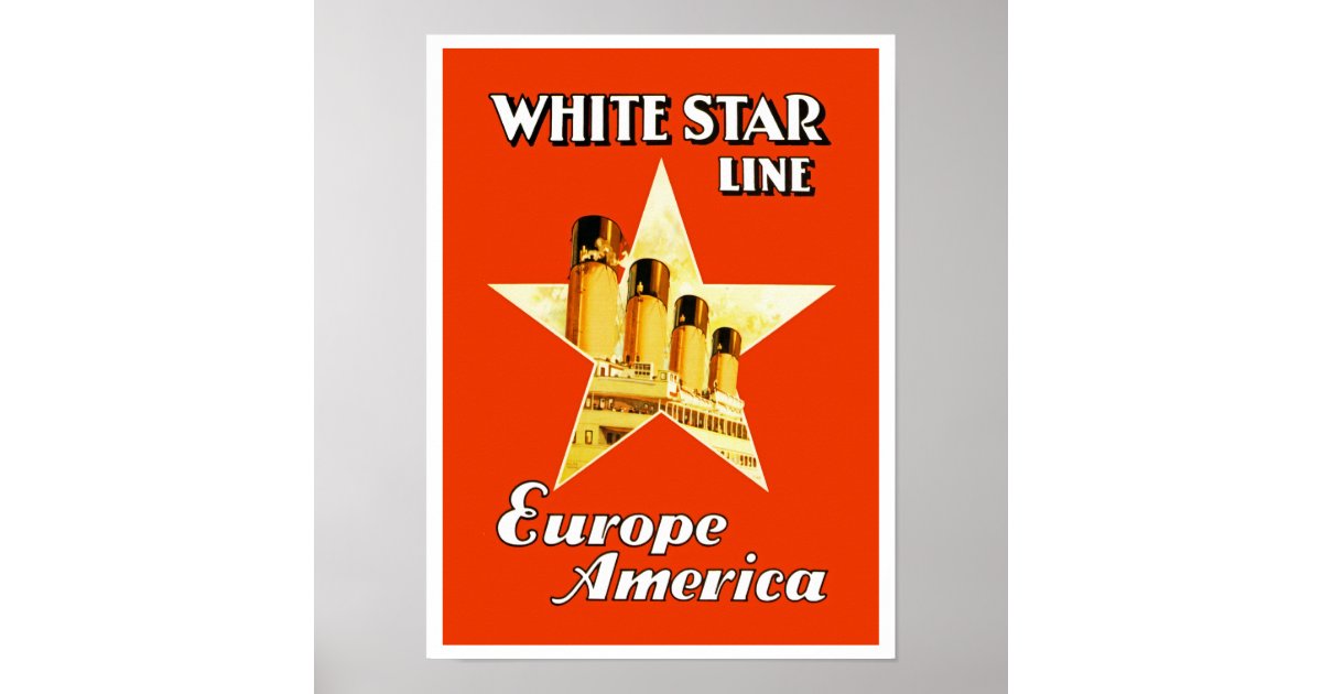 White Star Line Poster | Zazzle