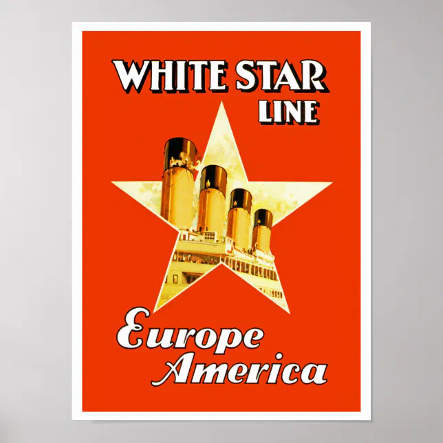White Star Line Poster | Zazzle