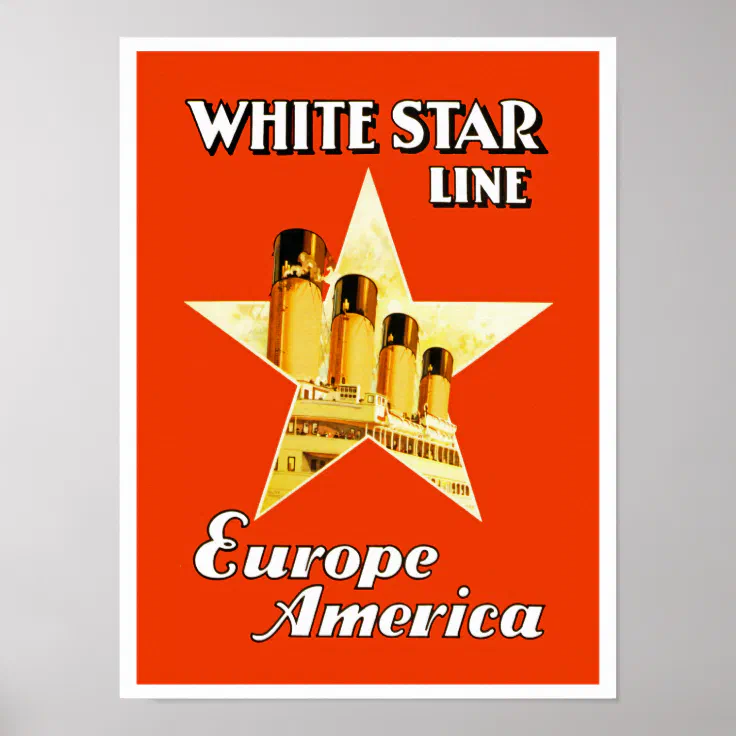 White Star Line Poster | Zazzle