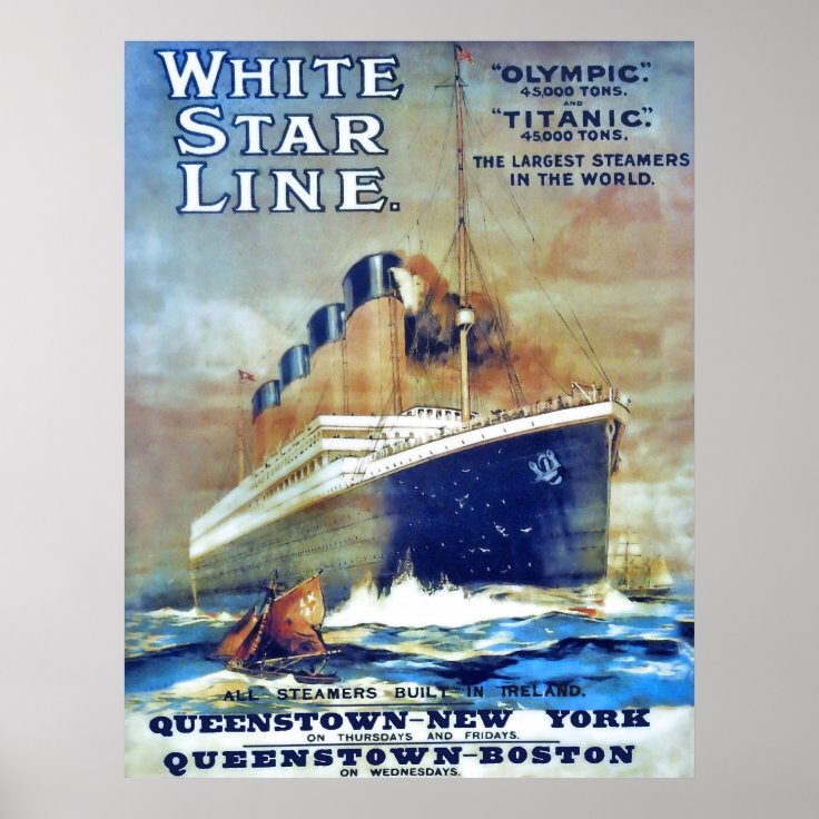 White Star Line Poster | Zazzle