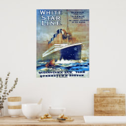 White Star Line Poster | Zazzle
