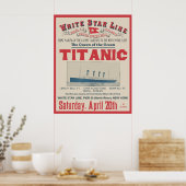 WHITE STAR LINE (Titanic) Poster | Zazzle