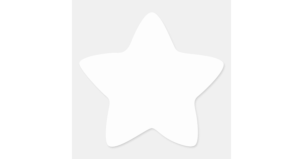 White Star Sticker | Zazzle