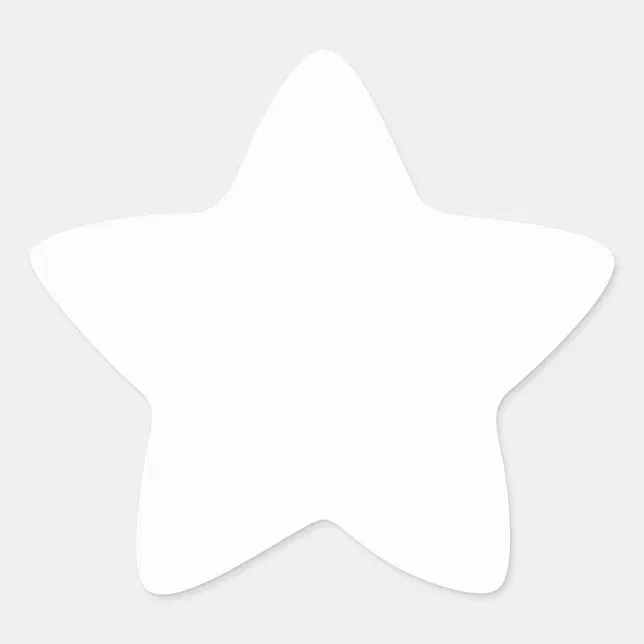 White Star Sticker | Zazzle