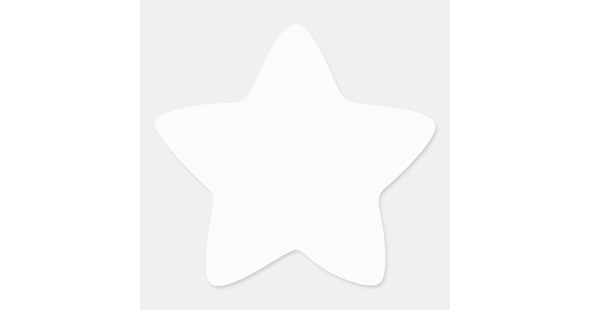 White Star Sticker | Zazzle