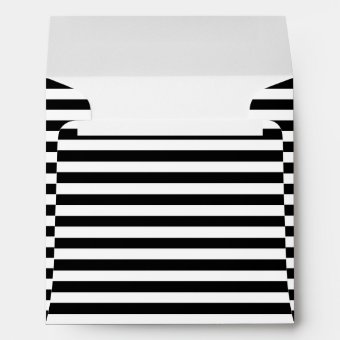 White Striped Envelope | Zazzle