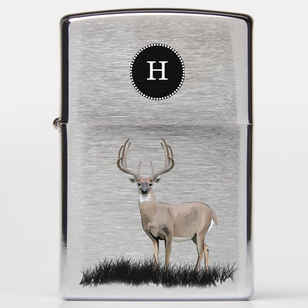 White Tailed Deer Hunting Zippo Lighter | Zazzle