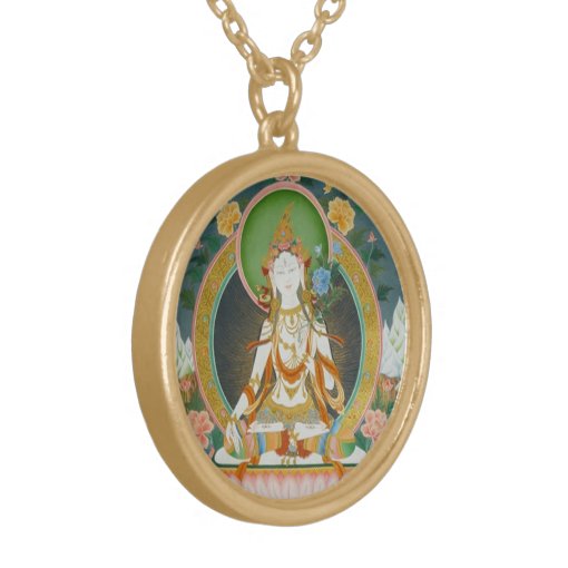 White Tara Necklace A | Zazzle