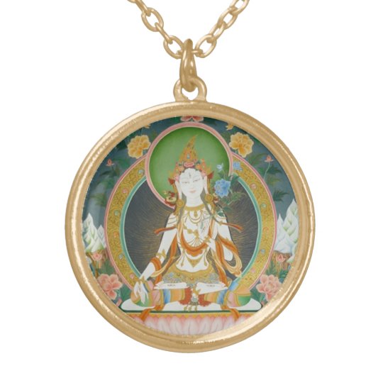 White Tara Necklace A | Zazzle.com