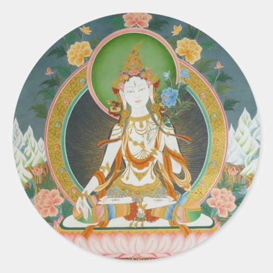 White Tara Stickers | Zazzle.com