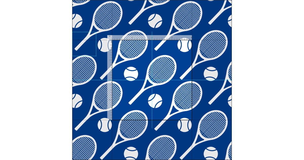 White tennis rackets - customizable! fabric | Zazzle