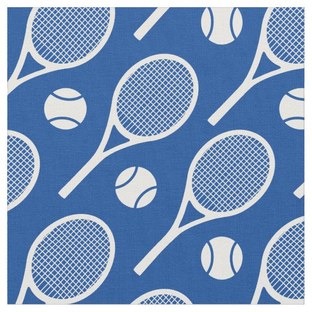 Pastel tennis rackets - customizable! fabric | Zazzle