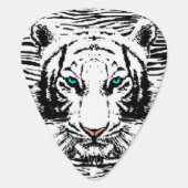 WHITE TIGER GUITAR PICK | Zazzle