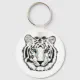 White tiger key chain | Zazzle