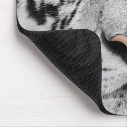 White Tiger Mouse Pad | Zazzle