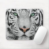 White Tiger Mouse Pad | Zazzle