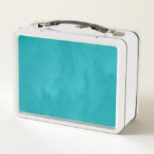 White Tiger, Teal, Turquoise Blue Personalized Metal Lunch Box | Zazzle