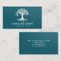 White Tree of life Business Card | Zazzle