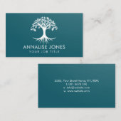 White Tree of life Business Card | Zazzle