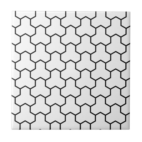 White Tri-Hex Tile | Zazzle.com