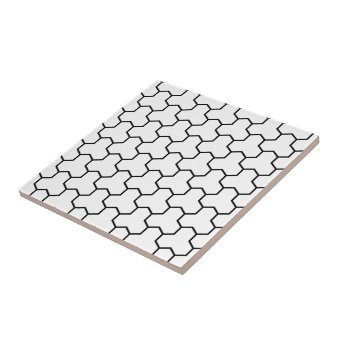 White Tri-Hex Tile | Zazzle