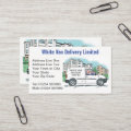 White Van Man with Name on Company Van Business Card | Zazzle