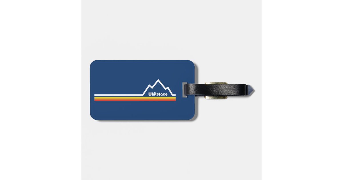 Whiteface Mountain Luggage Tag | Zazzle